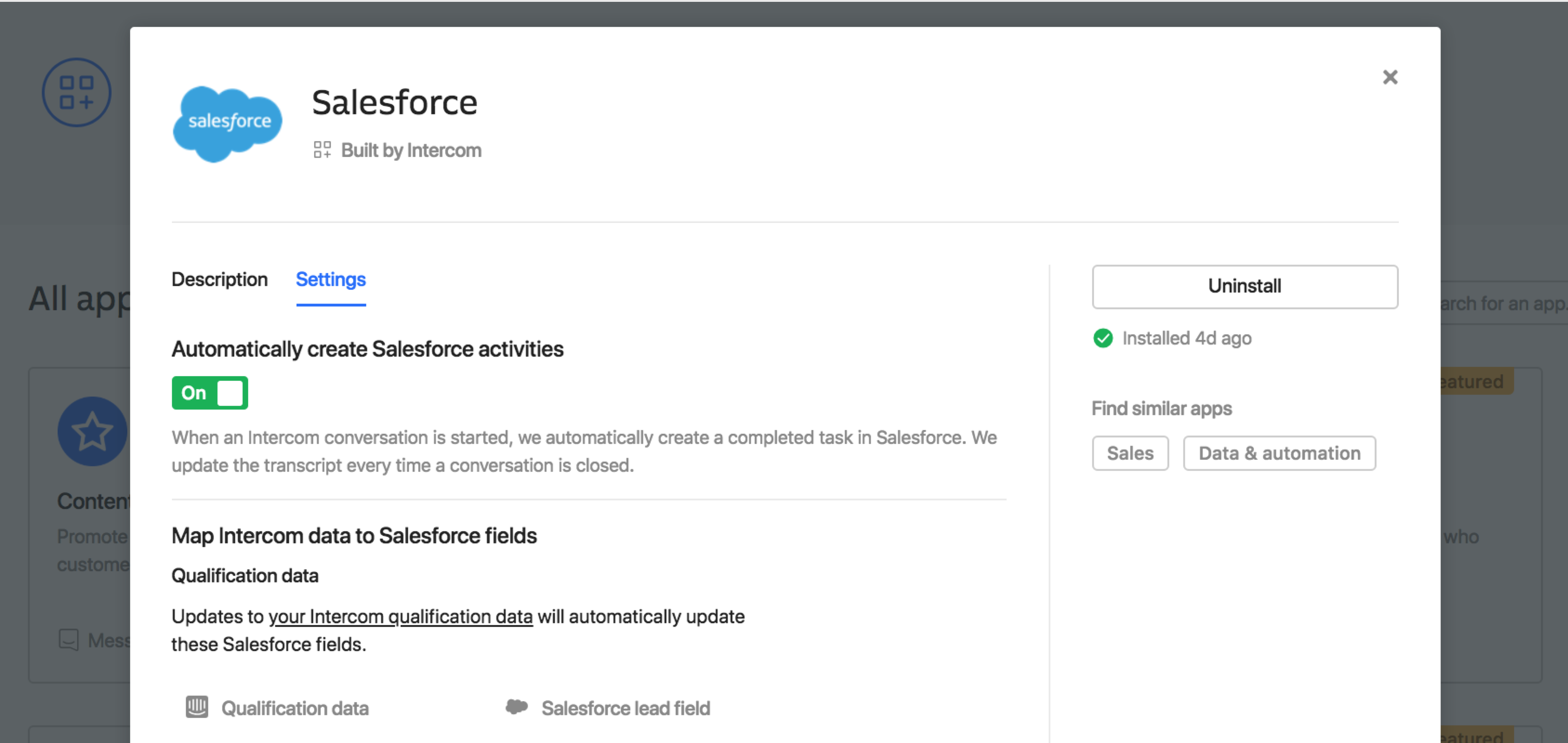 Intercom-Salesforce integration | Intercom