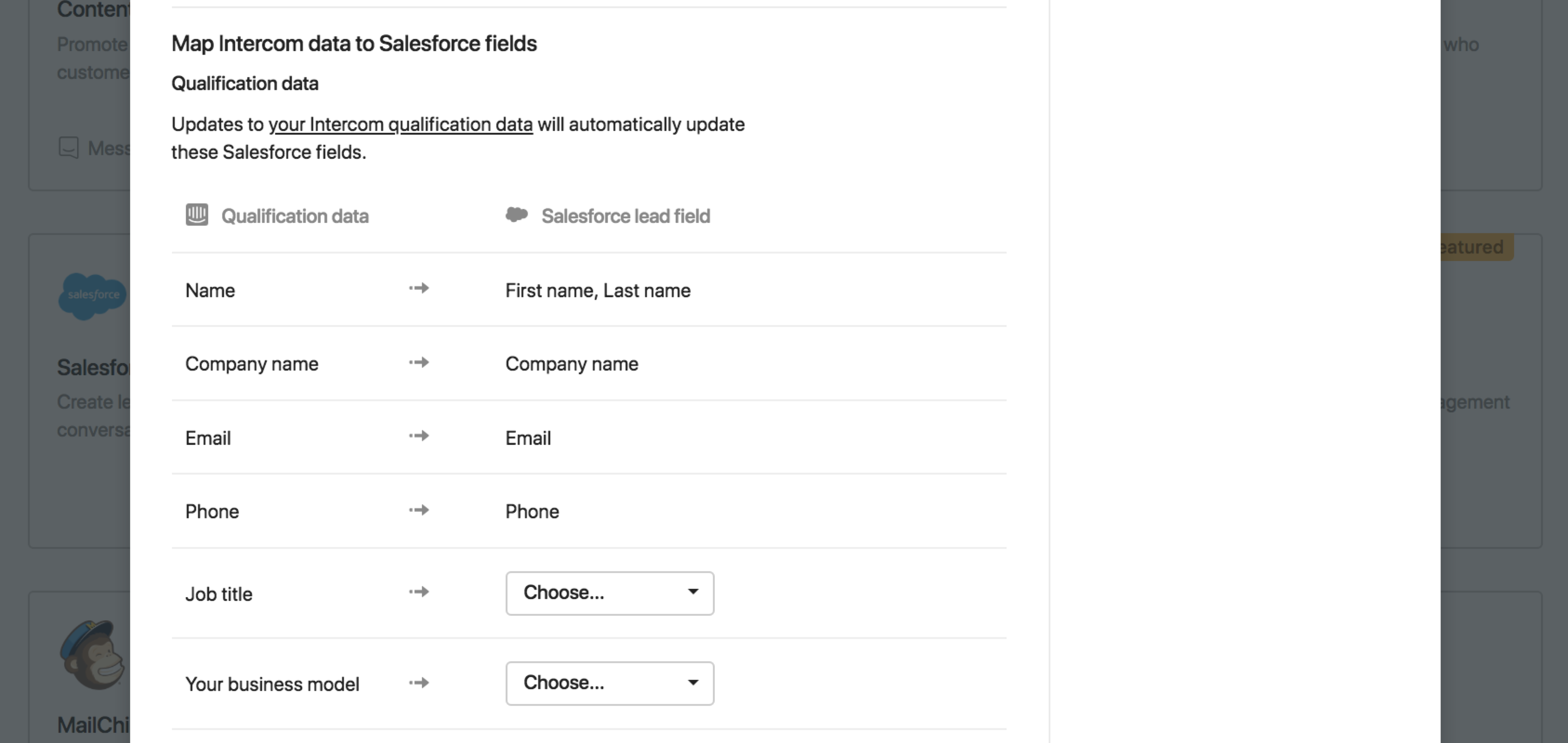 Intercom-Salesforce integration | Intercom